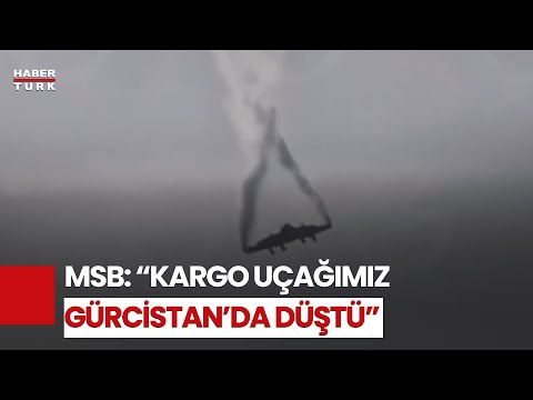 #CANLI - Askeri kargo uçağı Gürcistan'da düştü