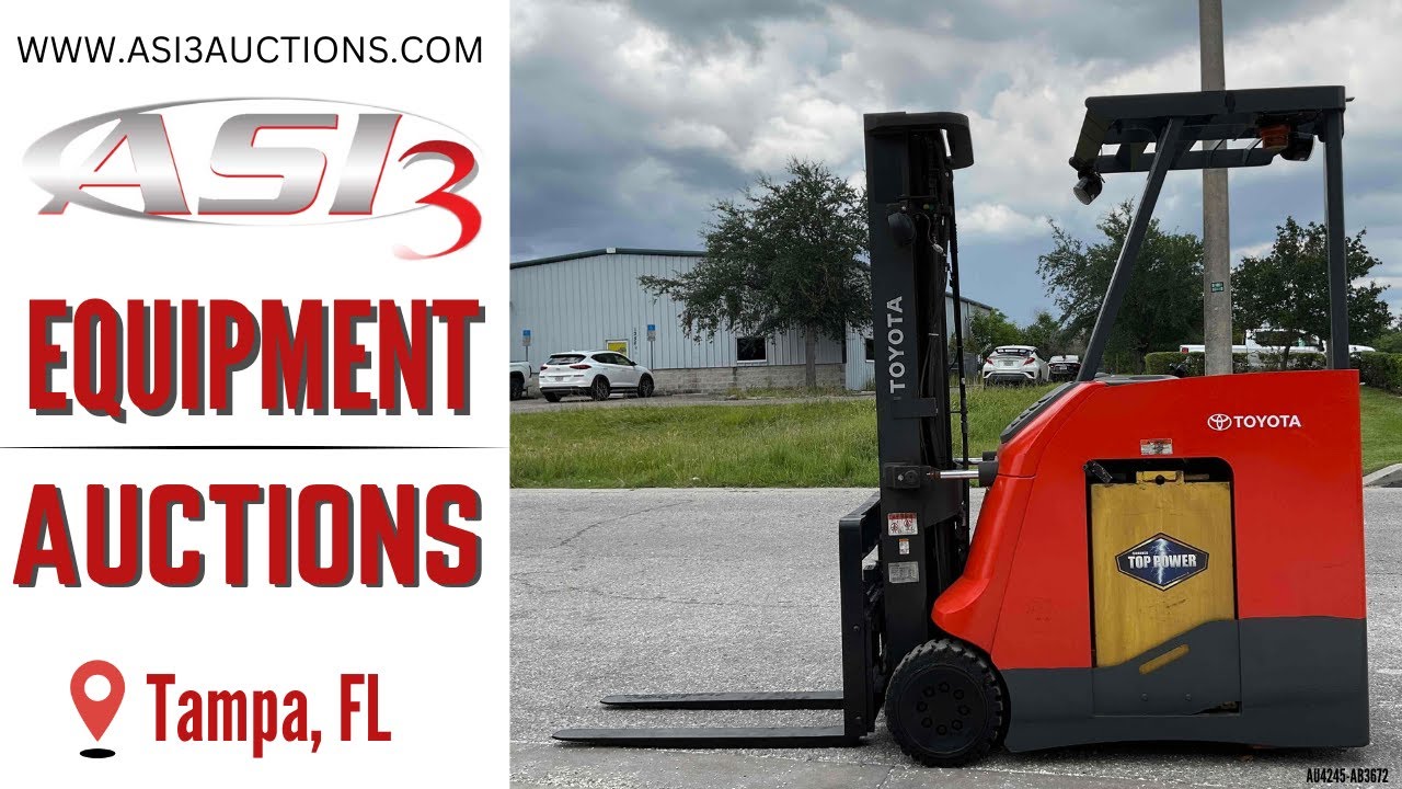 ⚡Toyota Stand-On Forklift 8BNCU20 | Electric 36V | 4,000 lb Capacity ...