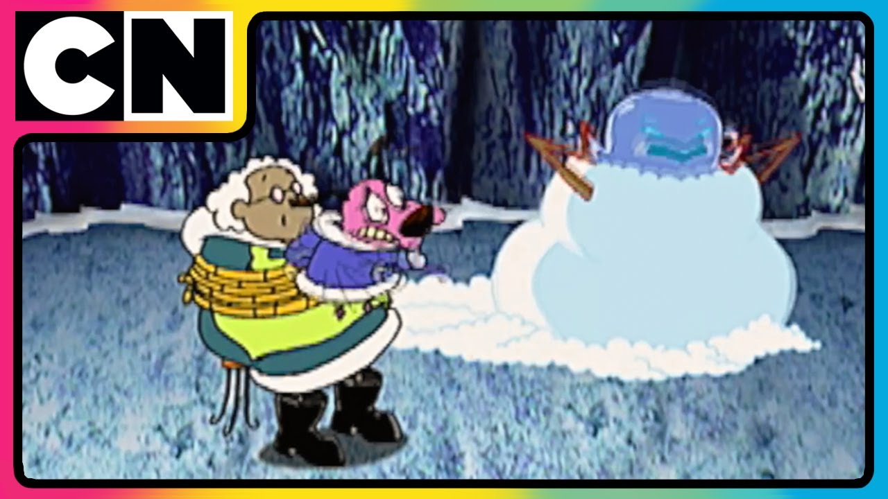 Courage The Cowardly Dog🐶| Snowman’s Coldest Trap!☃️| 90s Cartoon ...