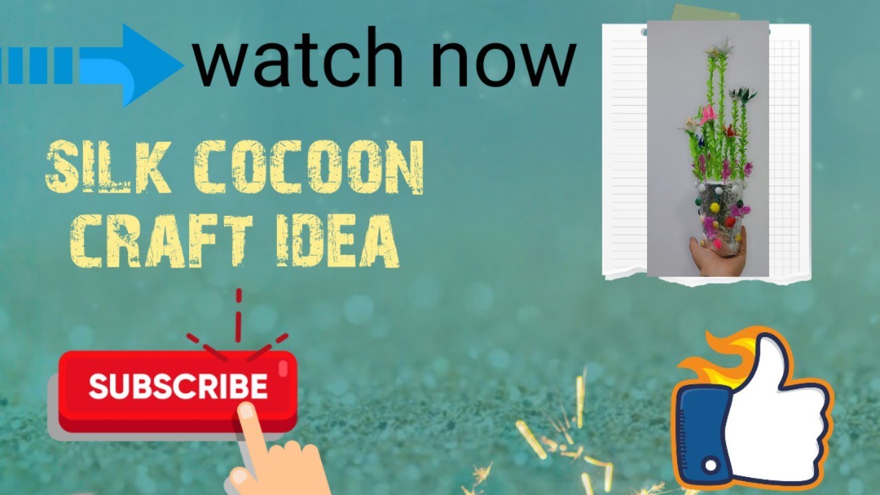 silk cocoon craft - YouTube