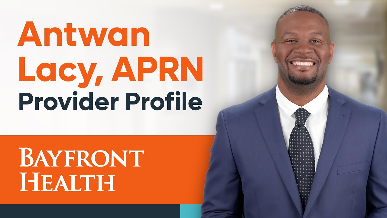 Antwan Lacy, APRN - YouTube