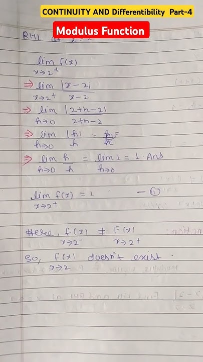 Concept of Modulus Function - YouTube