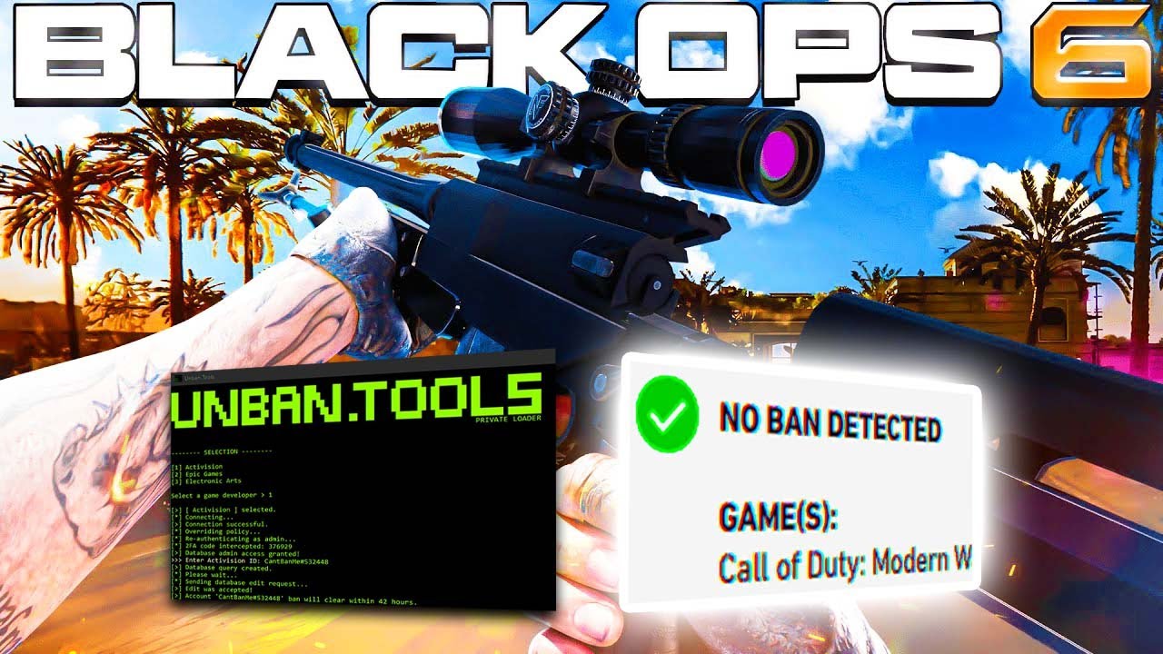 COD UNBAN TOOL WORKS IN BO6 (100% PROOF IN LIVE STREAM) - YouTube