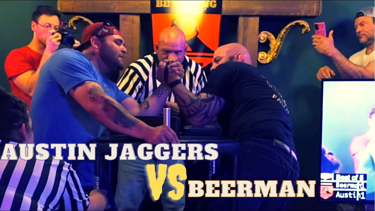 Beerman vs Austin Jaggers Left Arm Supermatch Armwrestling 2022 - YouTube