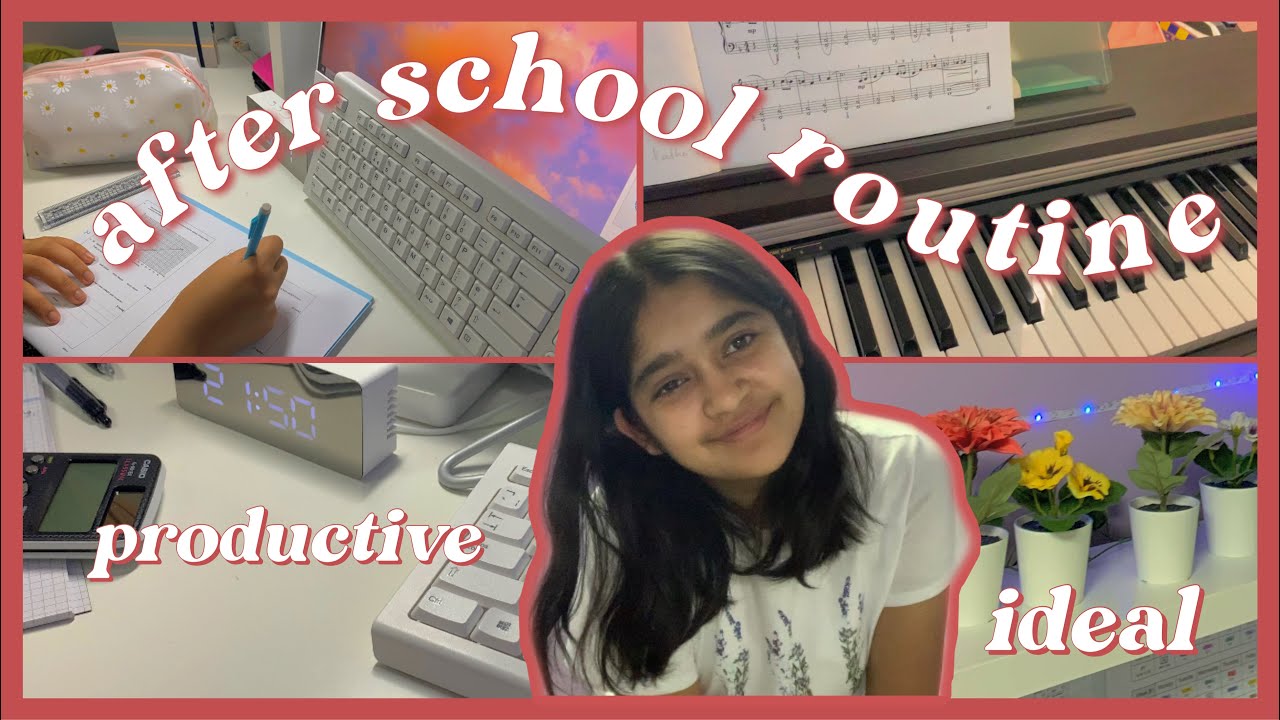ideal & balanced after-school routine 2021 ⭐️ how to be productive ...