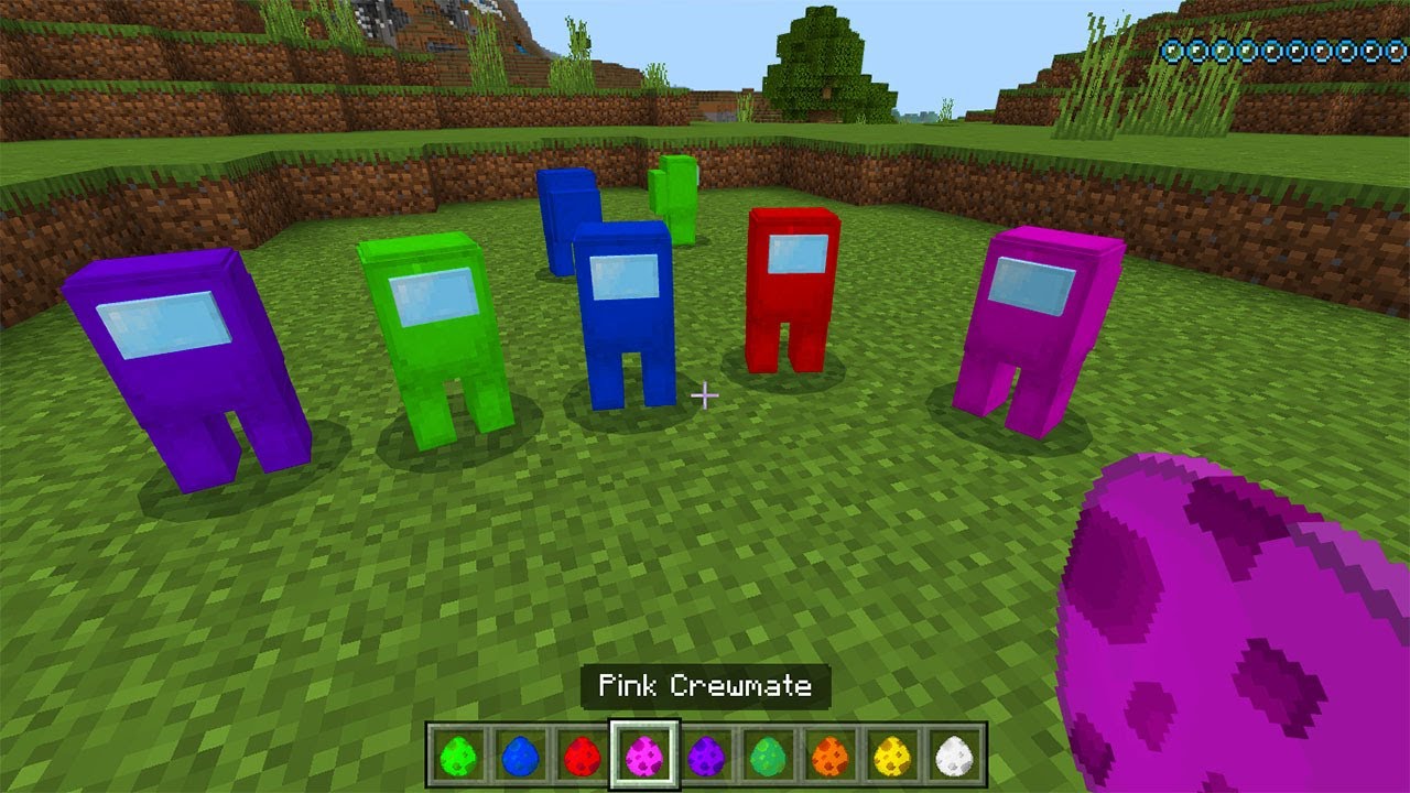 Among Us ADDON in Minecraft PE - YouTube