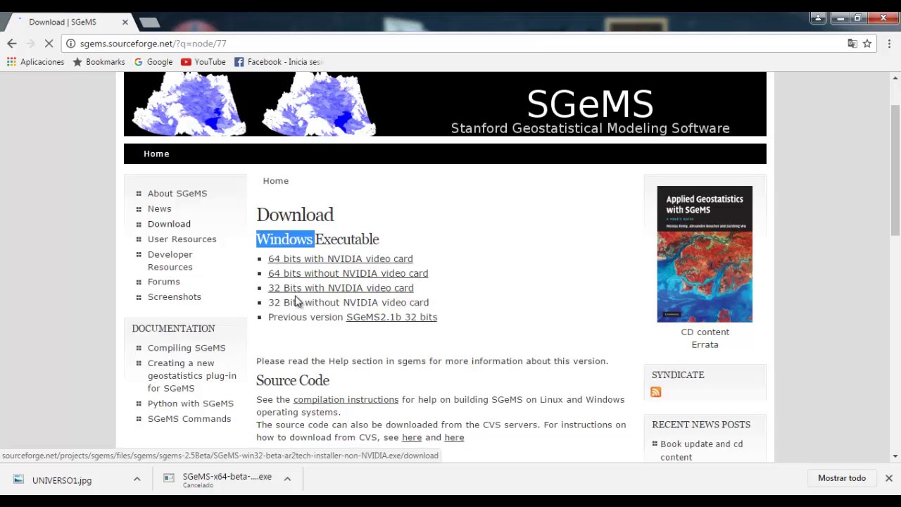 INSTALAR SGEMS PARA GEOESTADISTICA - YouTube