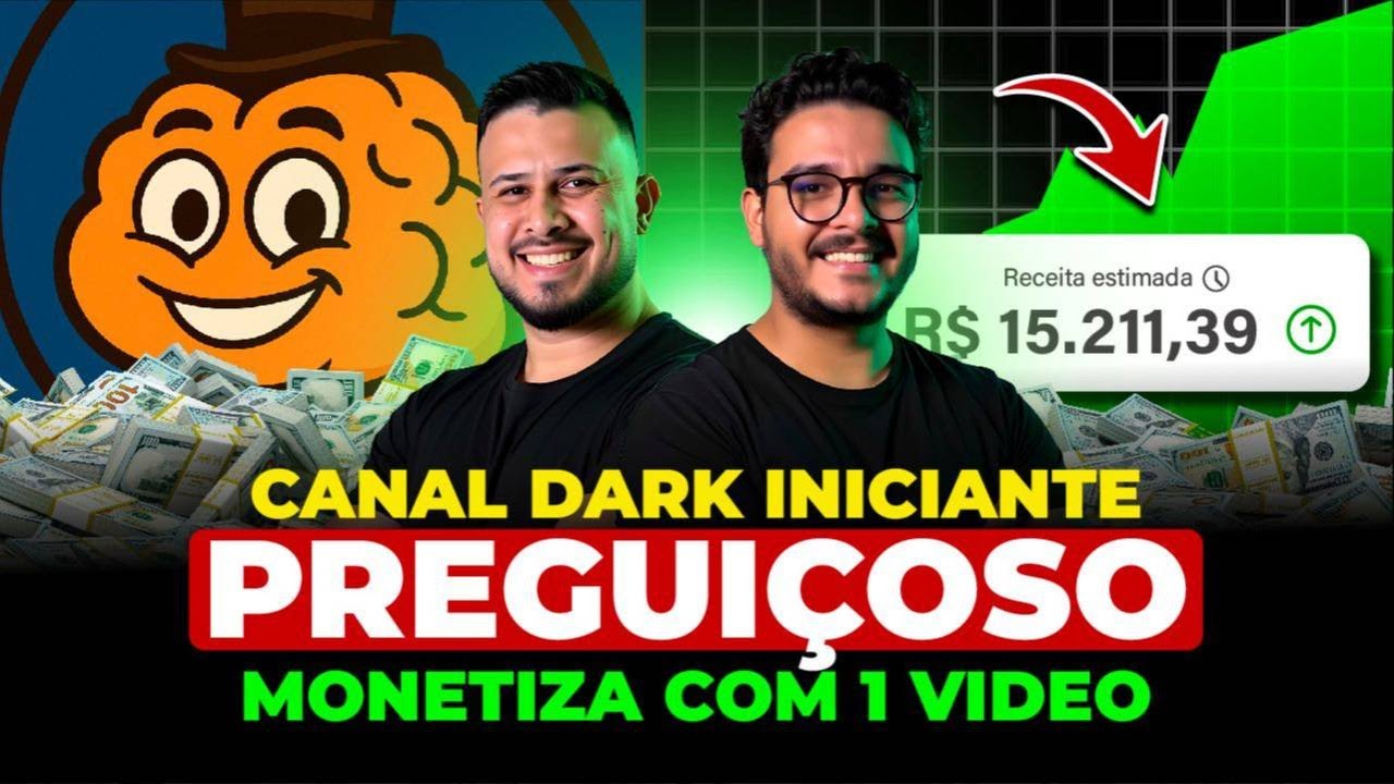 COMO CRIAR UM CANAL DARK SIMPLES QUE MONETIZA RÁPIDO NO YOUTUBE (AULÃO ...