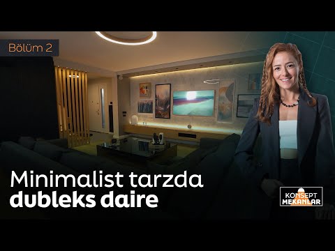 Minimalist Tarzda Dubleks Daire Turu - Konsept Mekanlar #2