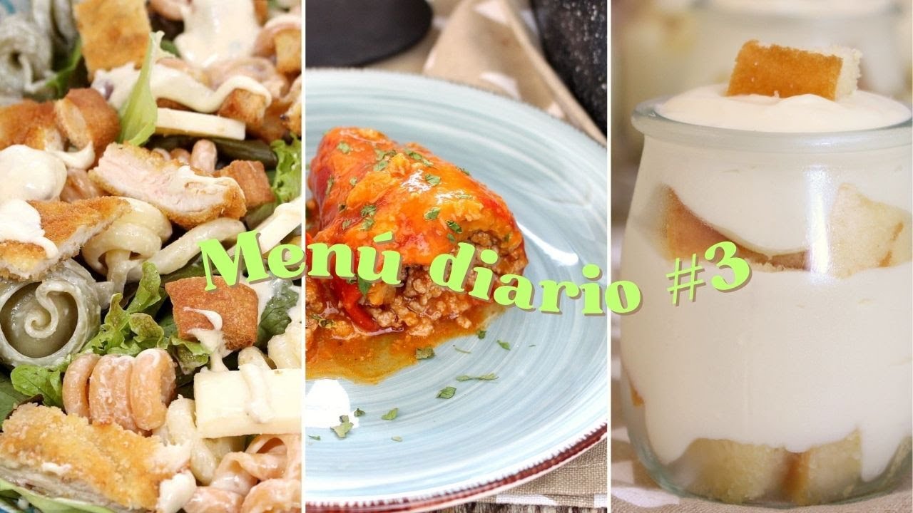 🍲Salva la comida con este MENÚ DIARIO vol.3🍲 #recetas #menudiario # ...