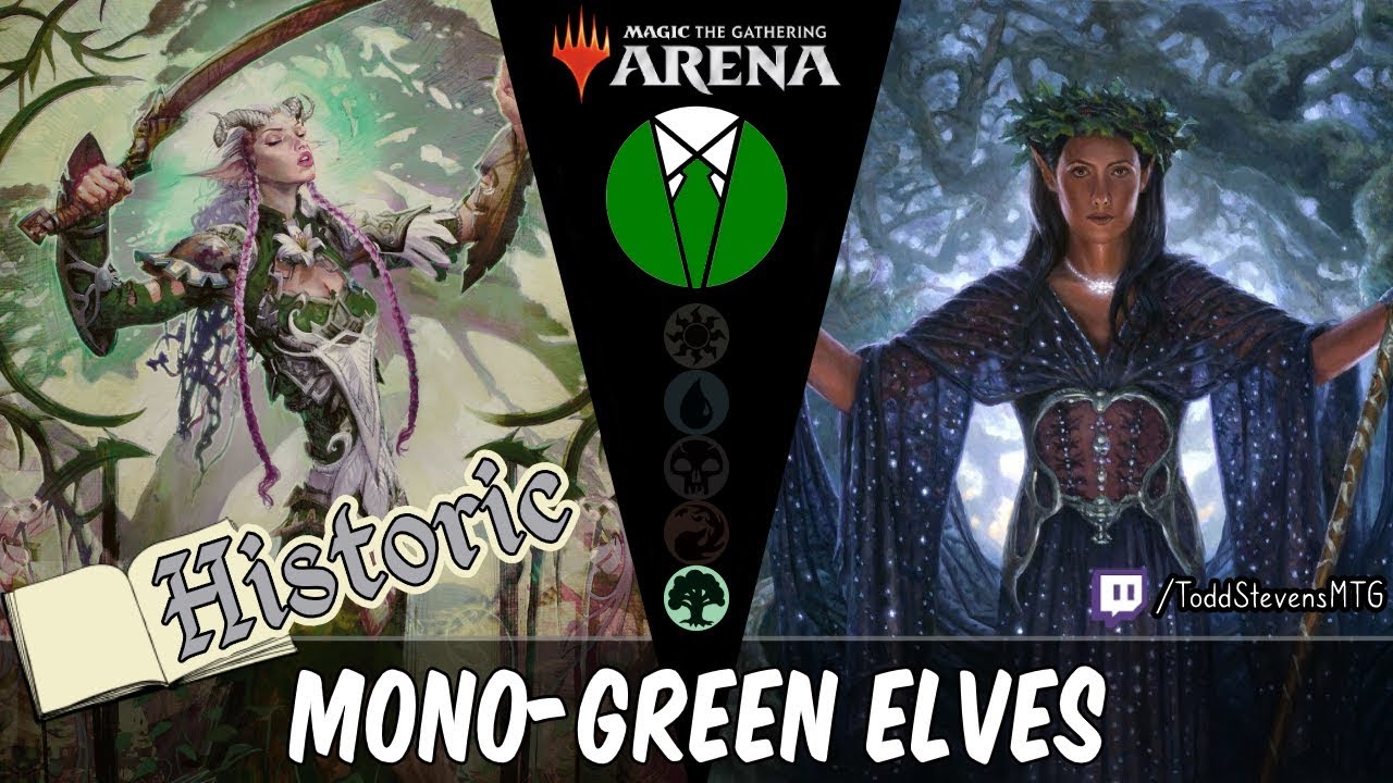 Mono-Green Elves: Elfball in Historic! - YouTube