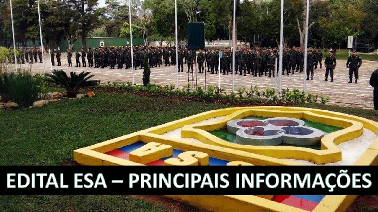 EDITAL ESA 2020 - PRINCIPAIS INFORMAÇÕES - YouTube