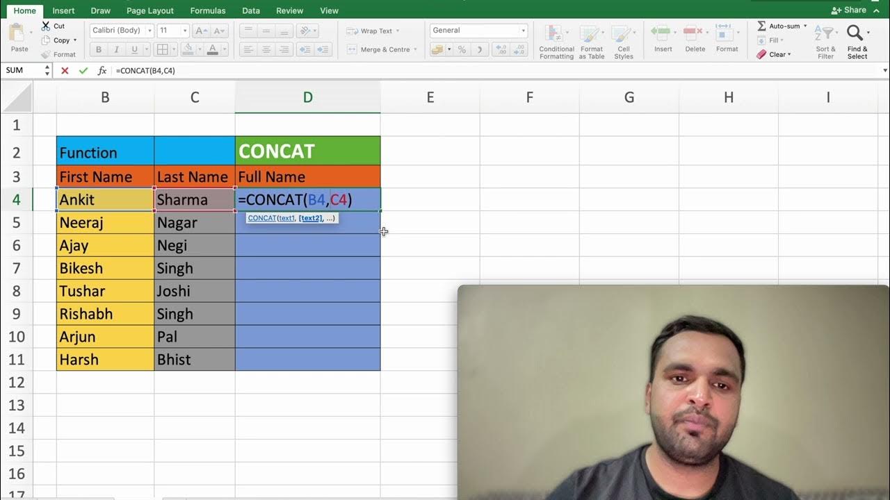 The New Way to Combine Text in Excel: Conquer CONCAT Like a Pro! - YouTube