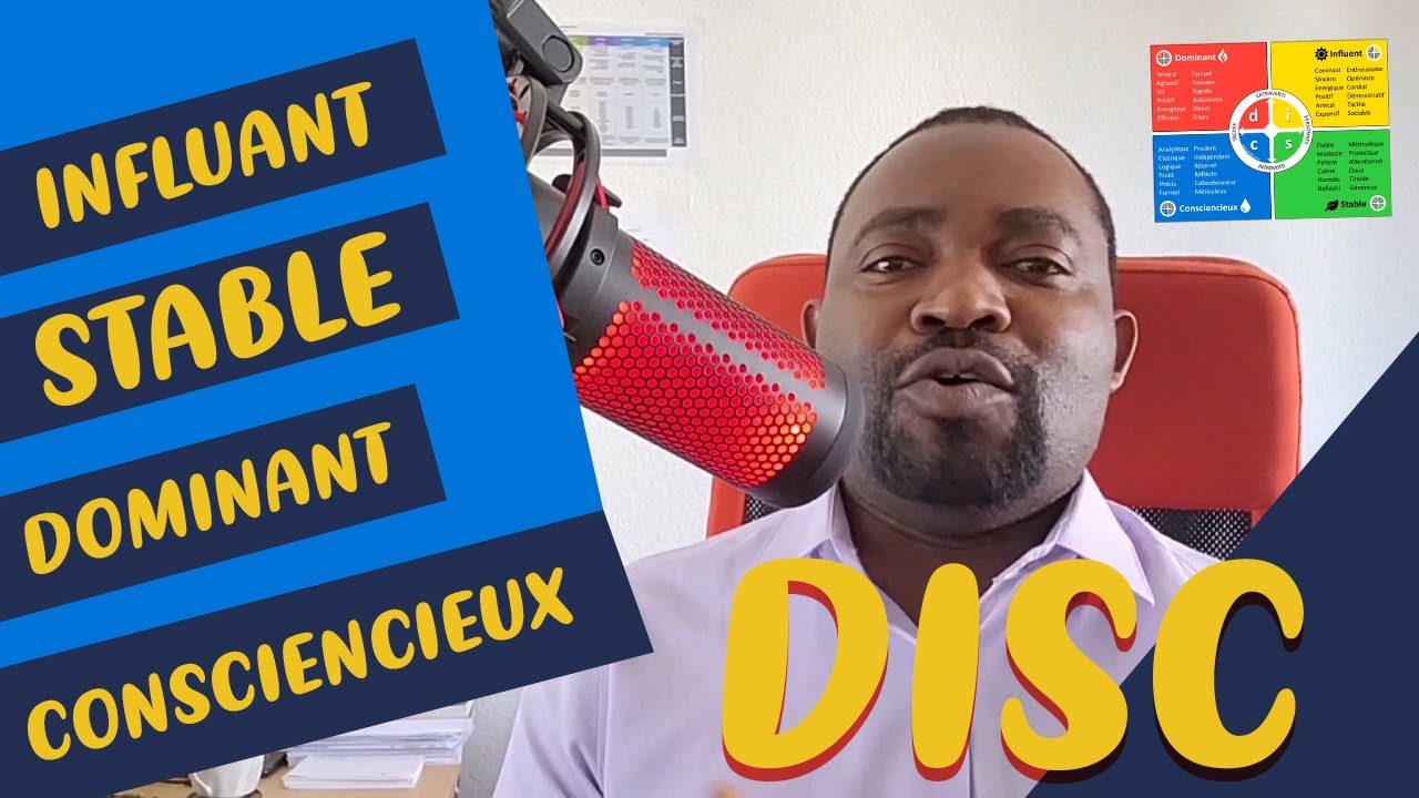 4 types de personnalité par la Méthode DISC : dominant, influent ...