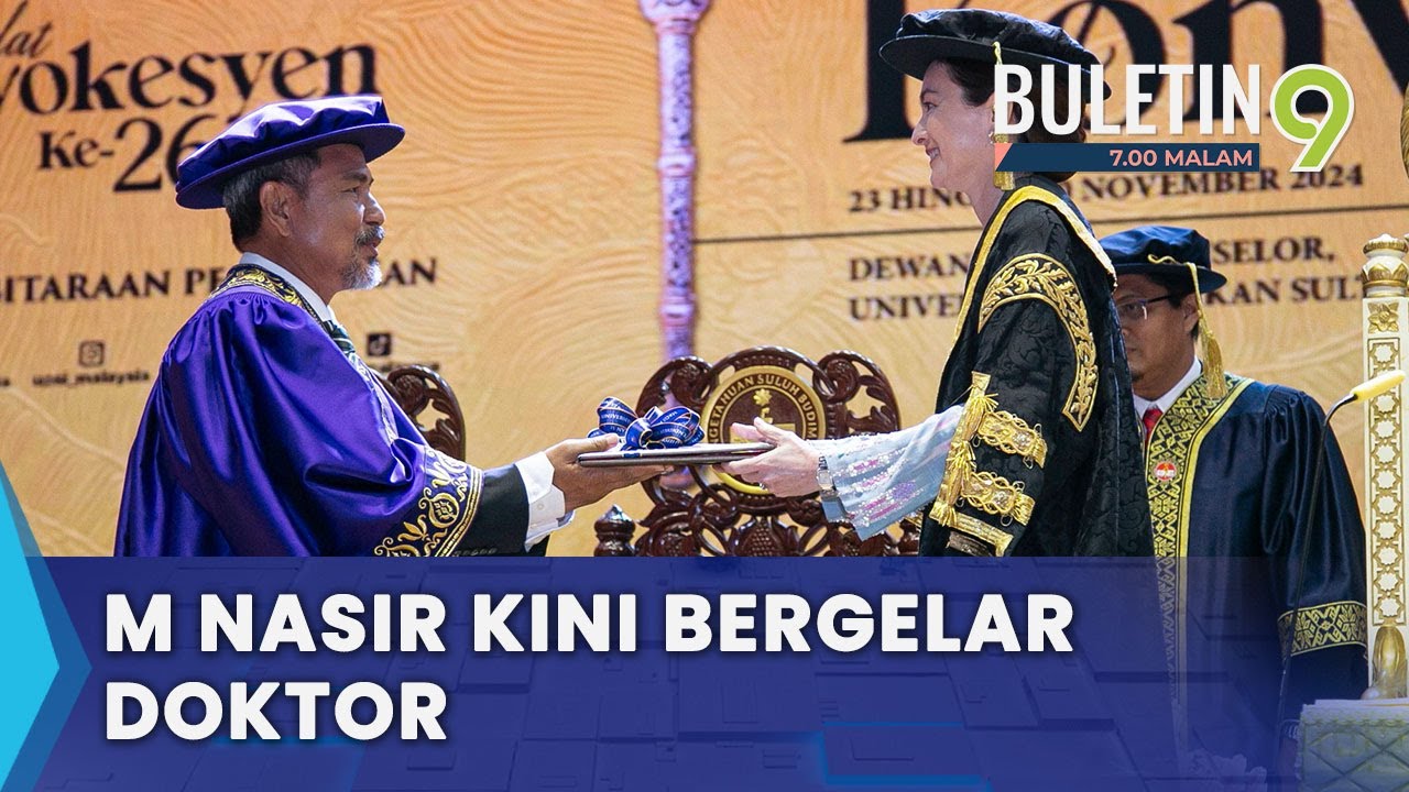 Datuk M Nasir Terima Anugerah Ijazah Kehormat, Bawa Gelaran Doktor ...