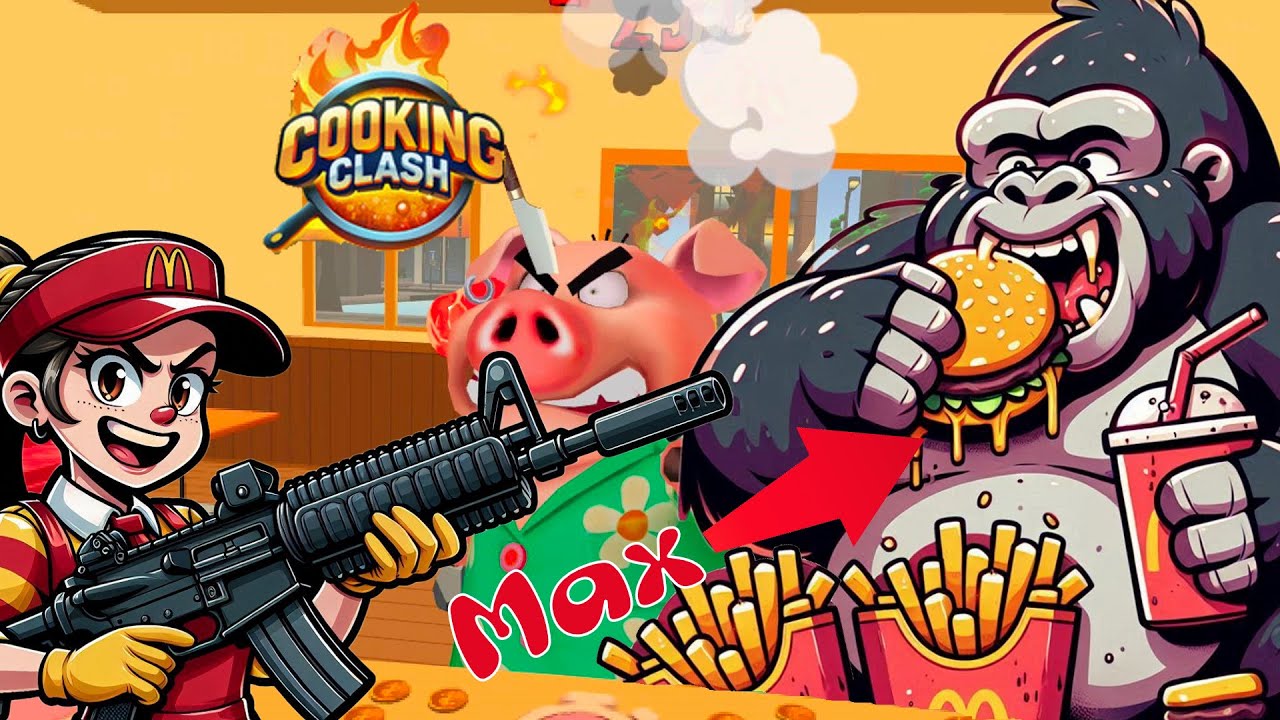 Can I Get Big Max and Large Fries Special – Cooking Clash VR! - YouTube