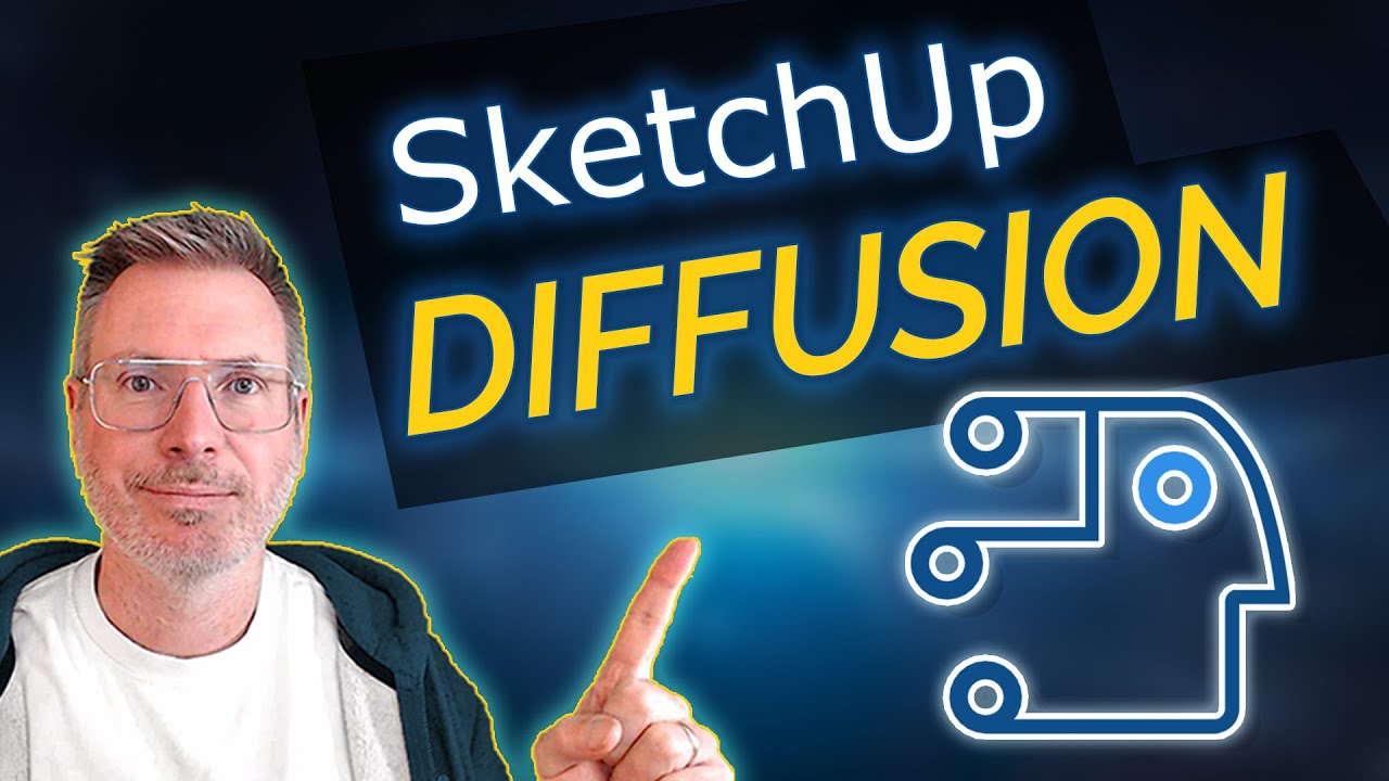 SKETCHUP DIFFUSION l'extension pour créer des rendus avec l'A.I. - YouTube