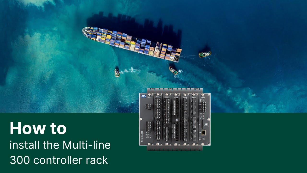 Installing the Multi-line 300 controller rack - YouTube