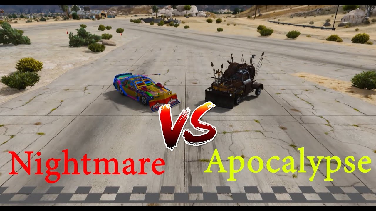 GTA V | Apocalypse Slamvan vs. Nightmare Dominator - YouTube