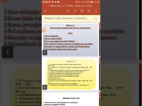 Bank İşi . Mövzu 6 -Kommersiya Banklarında Kassa əməliyyatları .Nəbiyeva Şəlalə