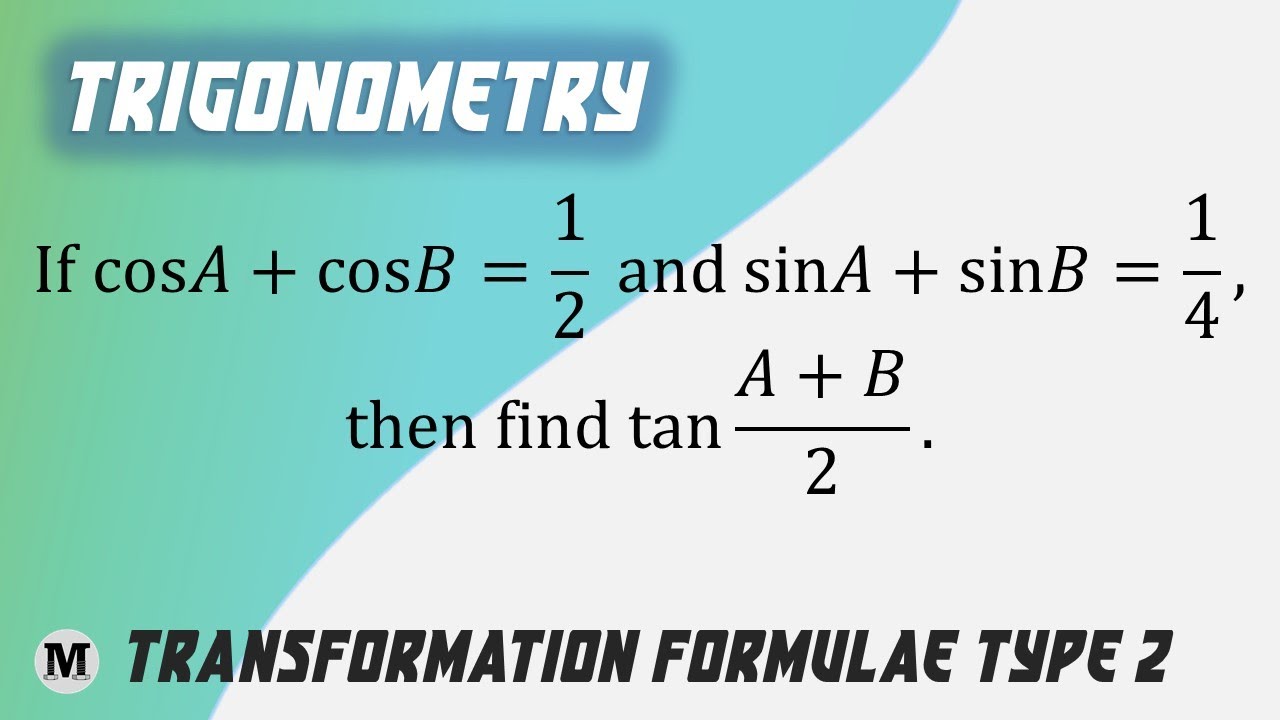 62 | Trigonometry | Transformation Formula - Type 2 | Worked Out Problem - YouTube