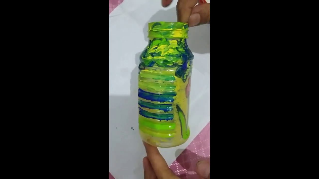 Menghias Botol Plastik ||Tutorial Decorate Plastic Bottle - YouTube