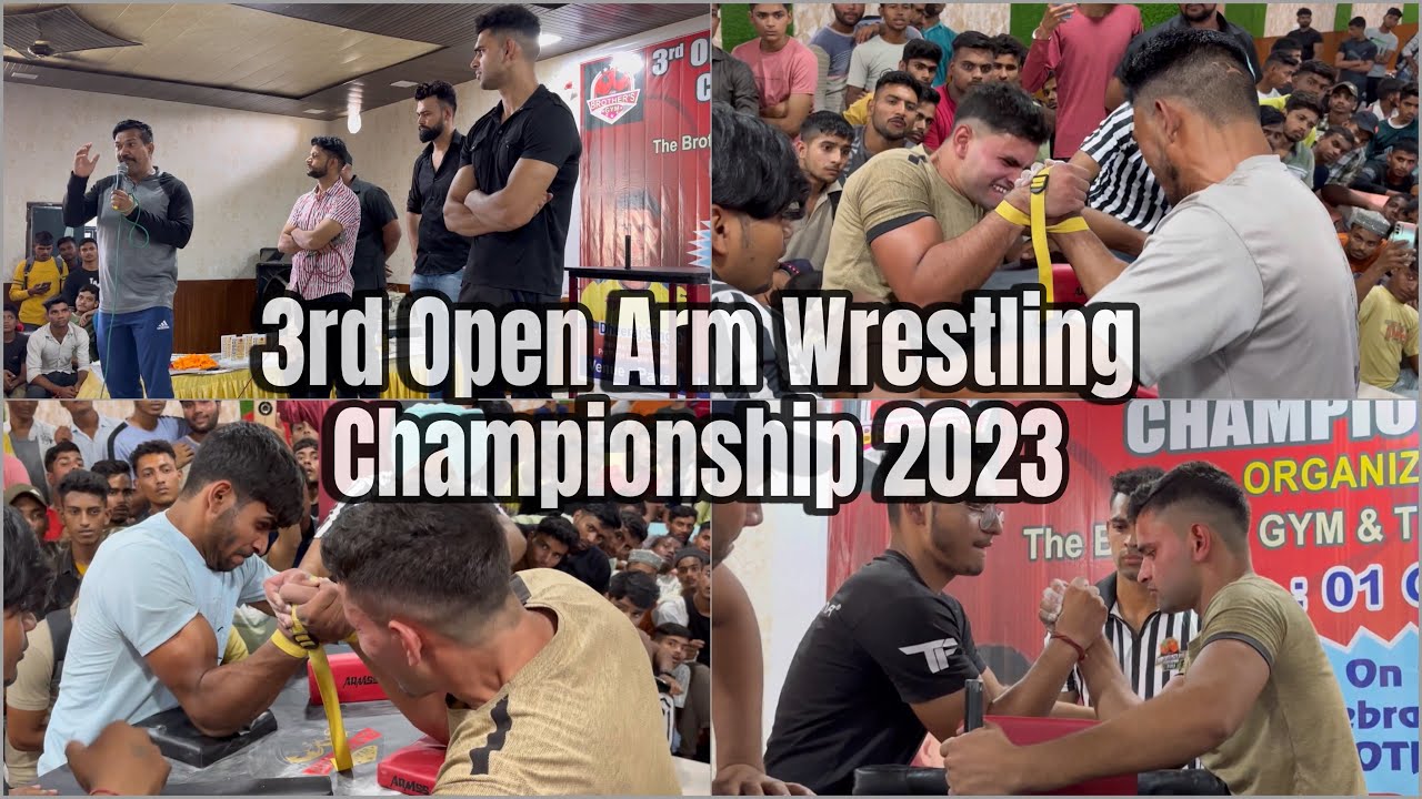 AJAY CHAUDHARY 60KG BOUTS 🥇| 3rd OPEN ARM WRESTLING CHAMPIONSHIP 2023 ...