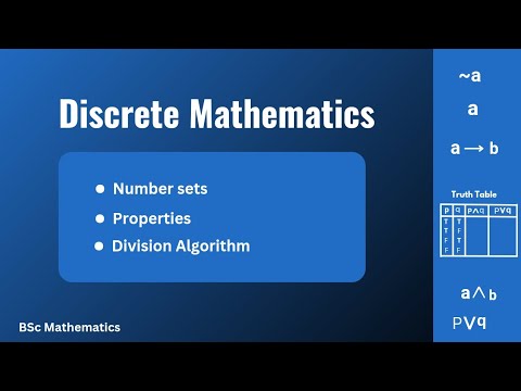 Division Algorithm (Part-1) | Discrete Mathematics | Lecture - 7 | BSc ...