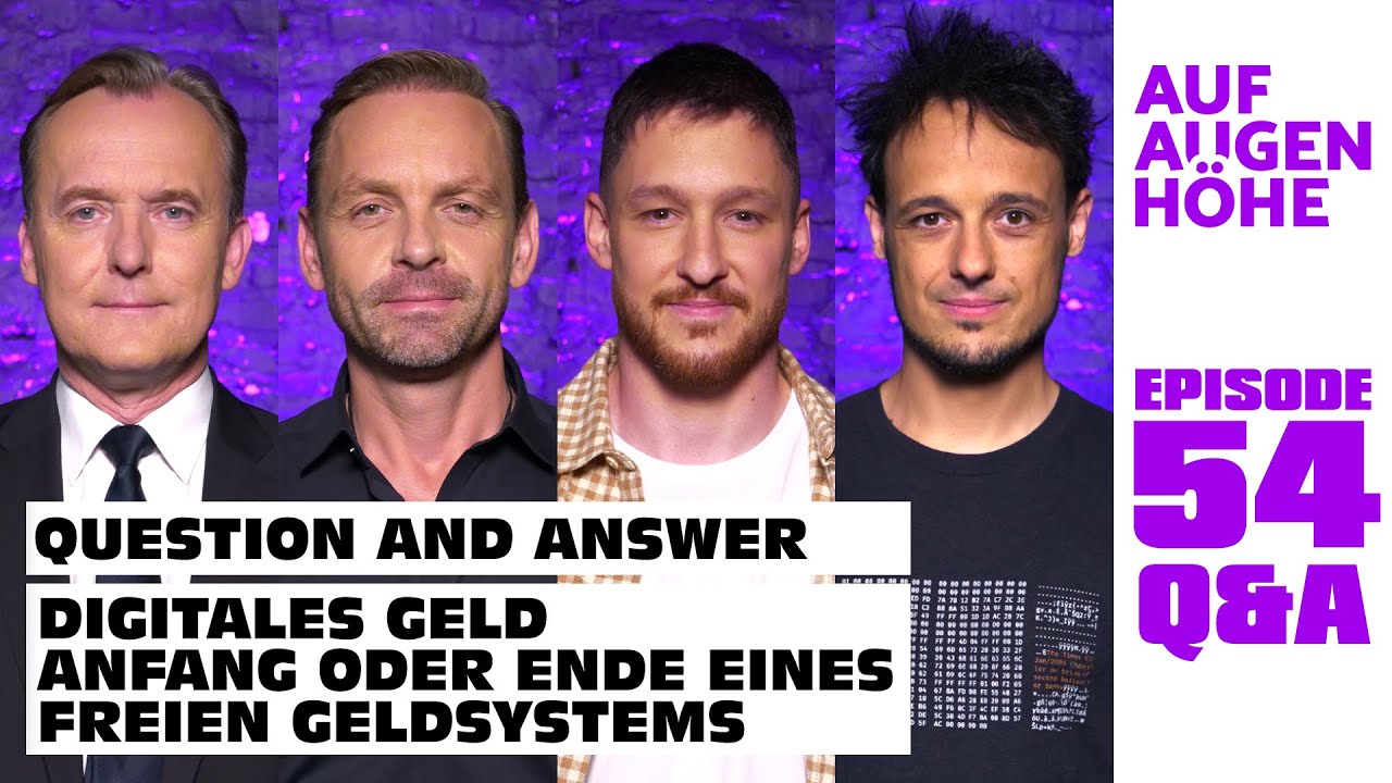 Q&A DIGITALES GELD mit Thorsten Polleit, Sebastian Huth, Fab und Dennis ...