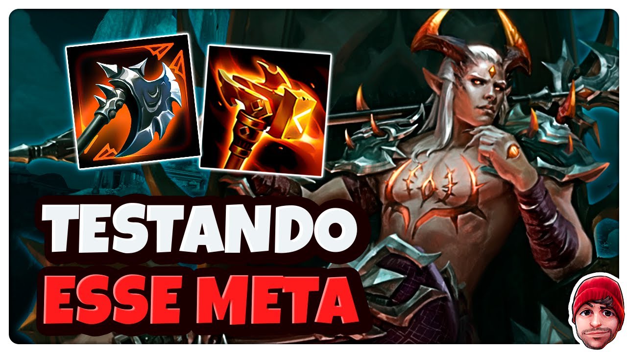 Testando o meta de MACHADO + MARTELO DE RUNA! Fica bom mesmo! AQUILES ...