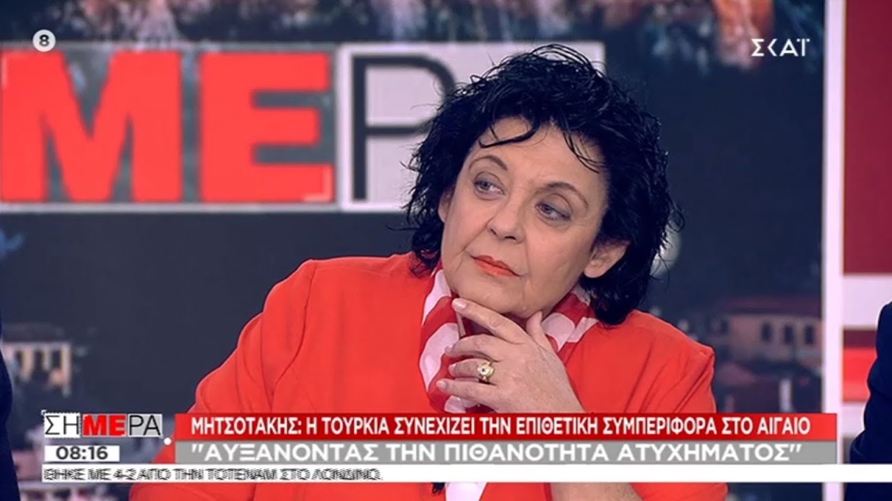 ΠΑΡΕΜΒΑΣΗ ΤΗΣ Λ. ΚΑΝΕΛΛΗ ΣΤΟΝ ΣΚΑΪ - YouTube