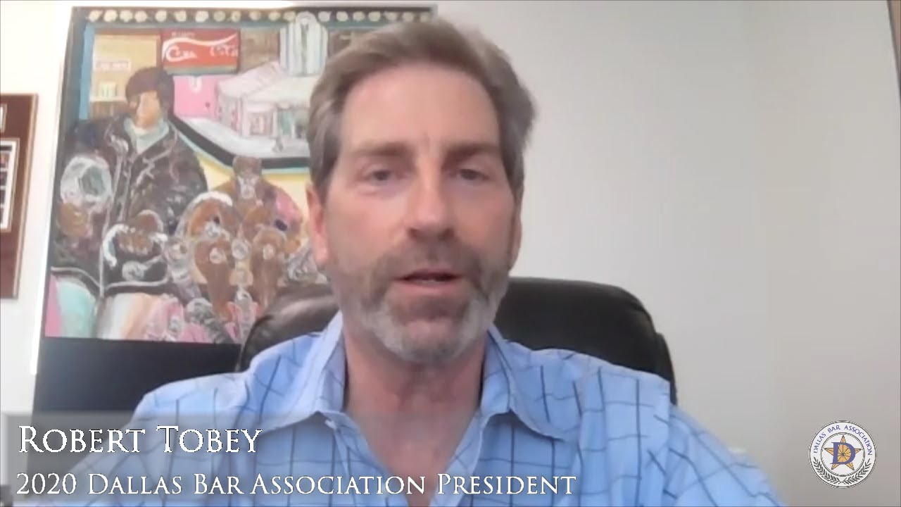 DBA President Robert Tobey's Message, October 15, 2020 - YouTube