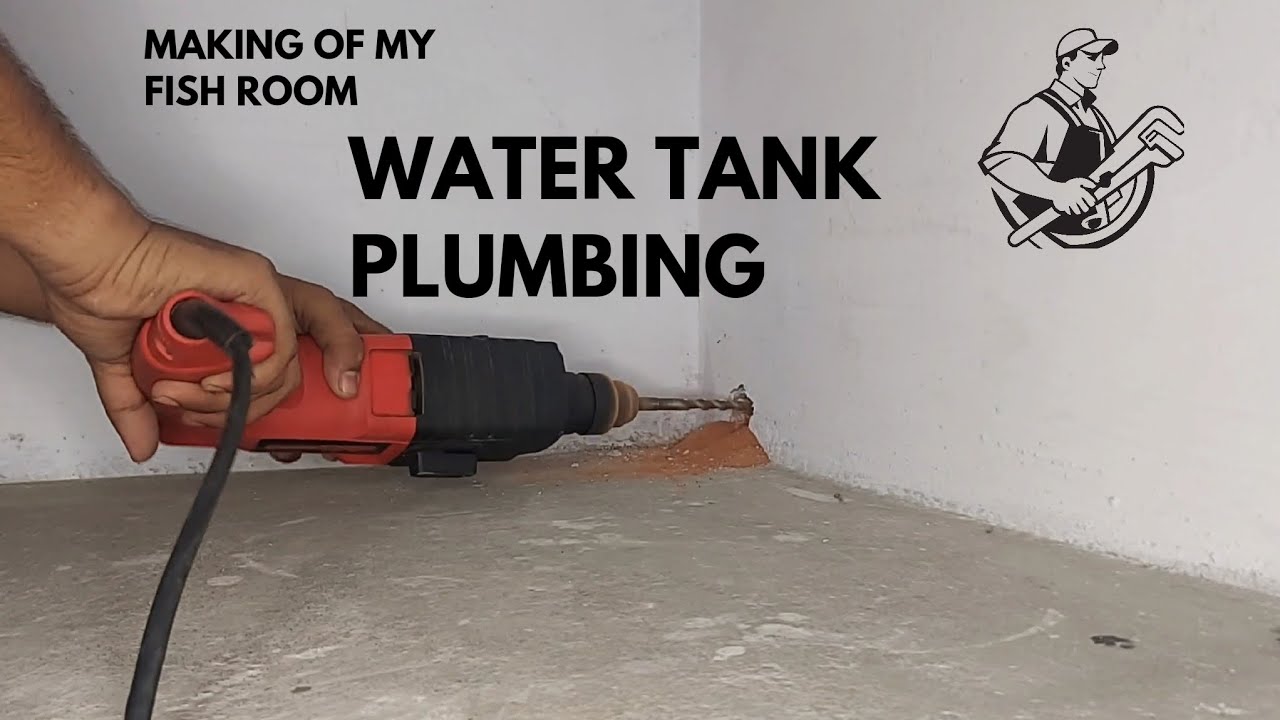 Water Tank Plumbing in my fish room, and getting started to make a ...