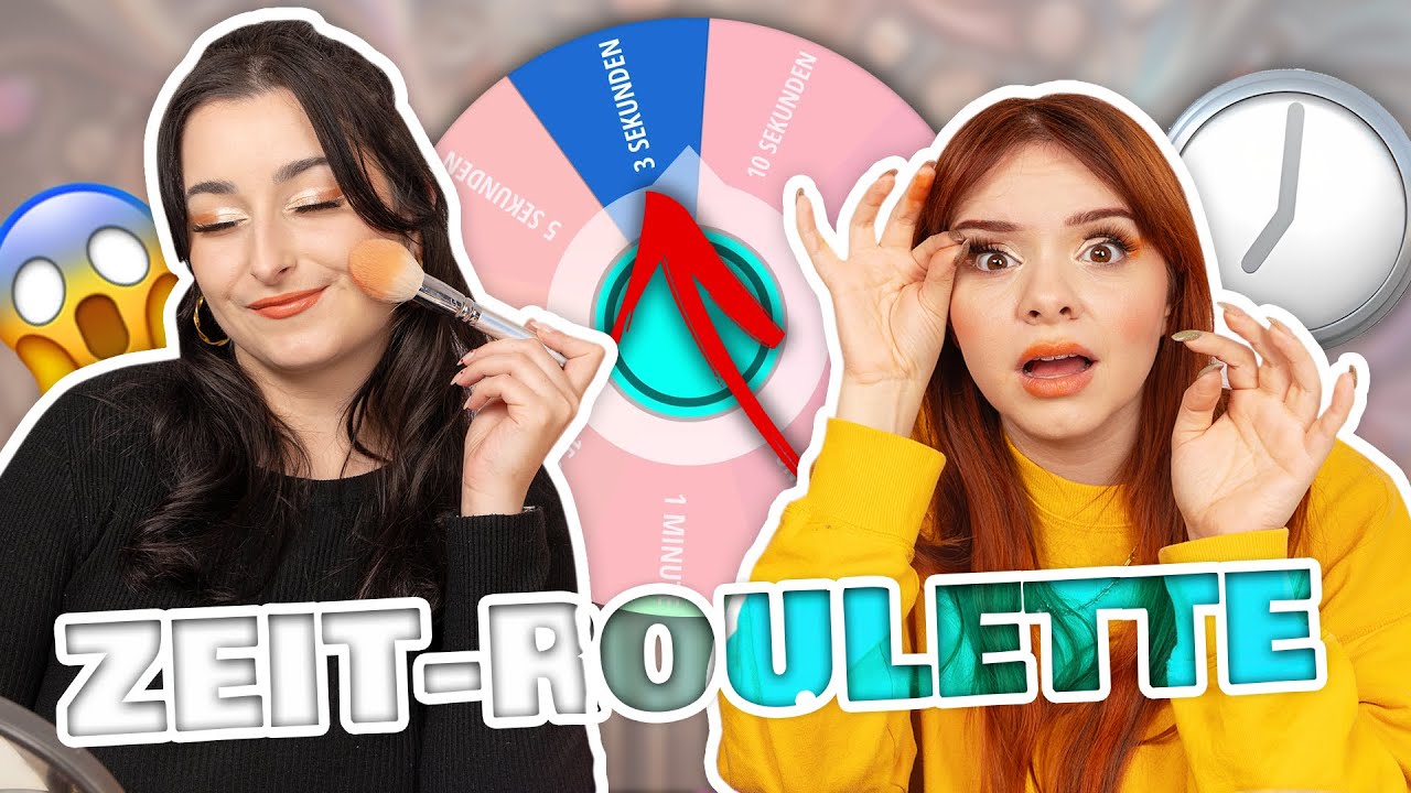 Wir spielen MAKE UP ROULETTE auf Zeit (und es ist SO UNFAIR) - YouTube
