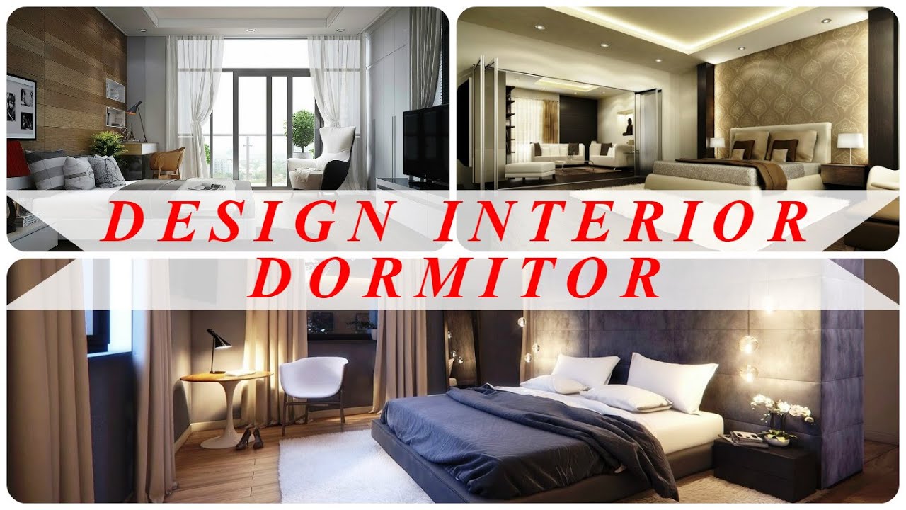 Design interior dormitor - YouTube