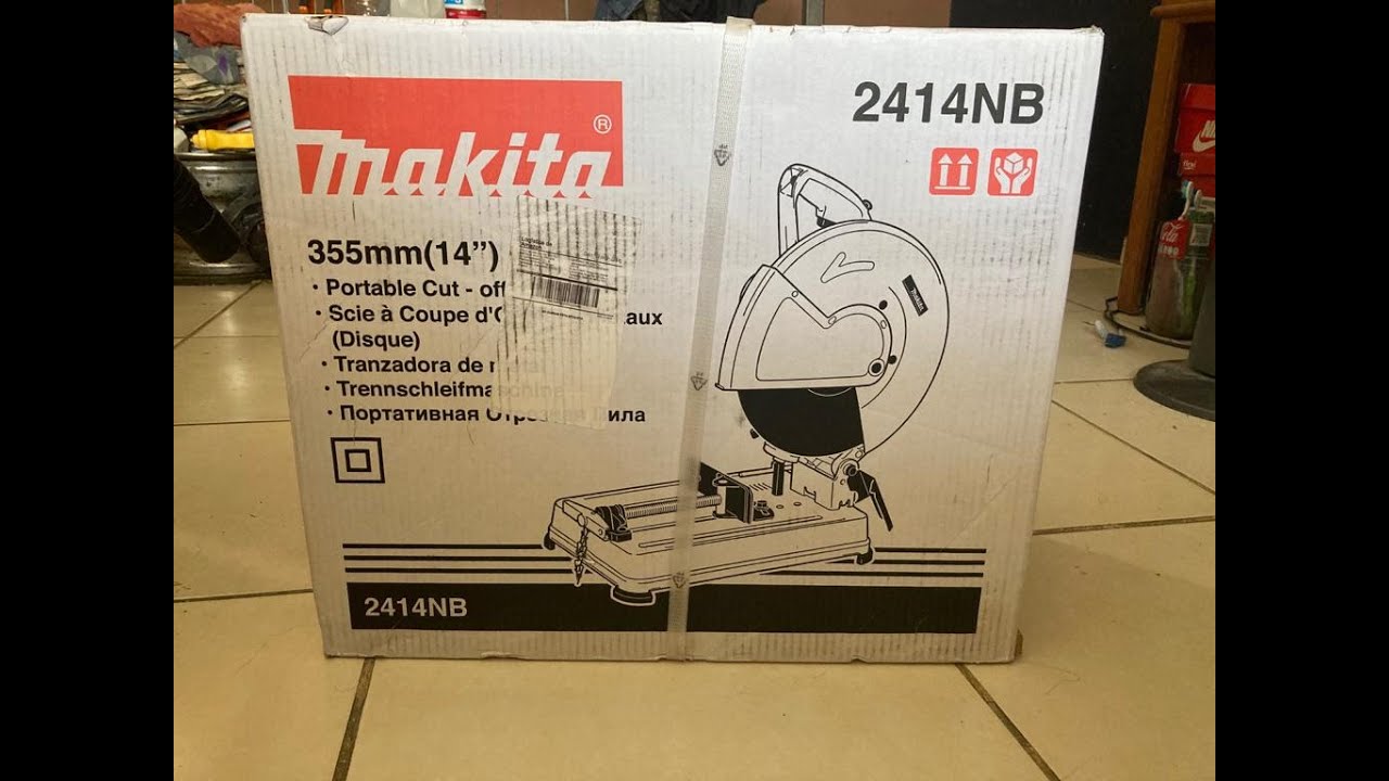 Unboxing de Cortadora de Metales (Tronzadora) makita 2414NB - YouTube