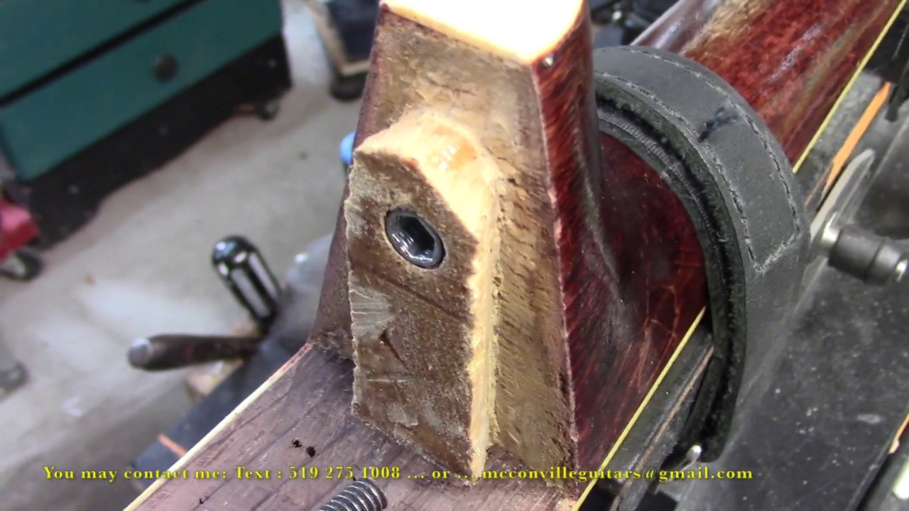 1920's Dovetail Neck Re-Set / Detailed Tutorial @StringTechWorkstations - YouTube