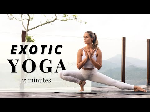 35' EXOTIC YOGA FLOW I INTERMEDIATE I Bird of Paradise I Dynamic & Strong I 35 minutes
