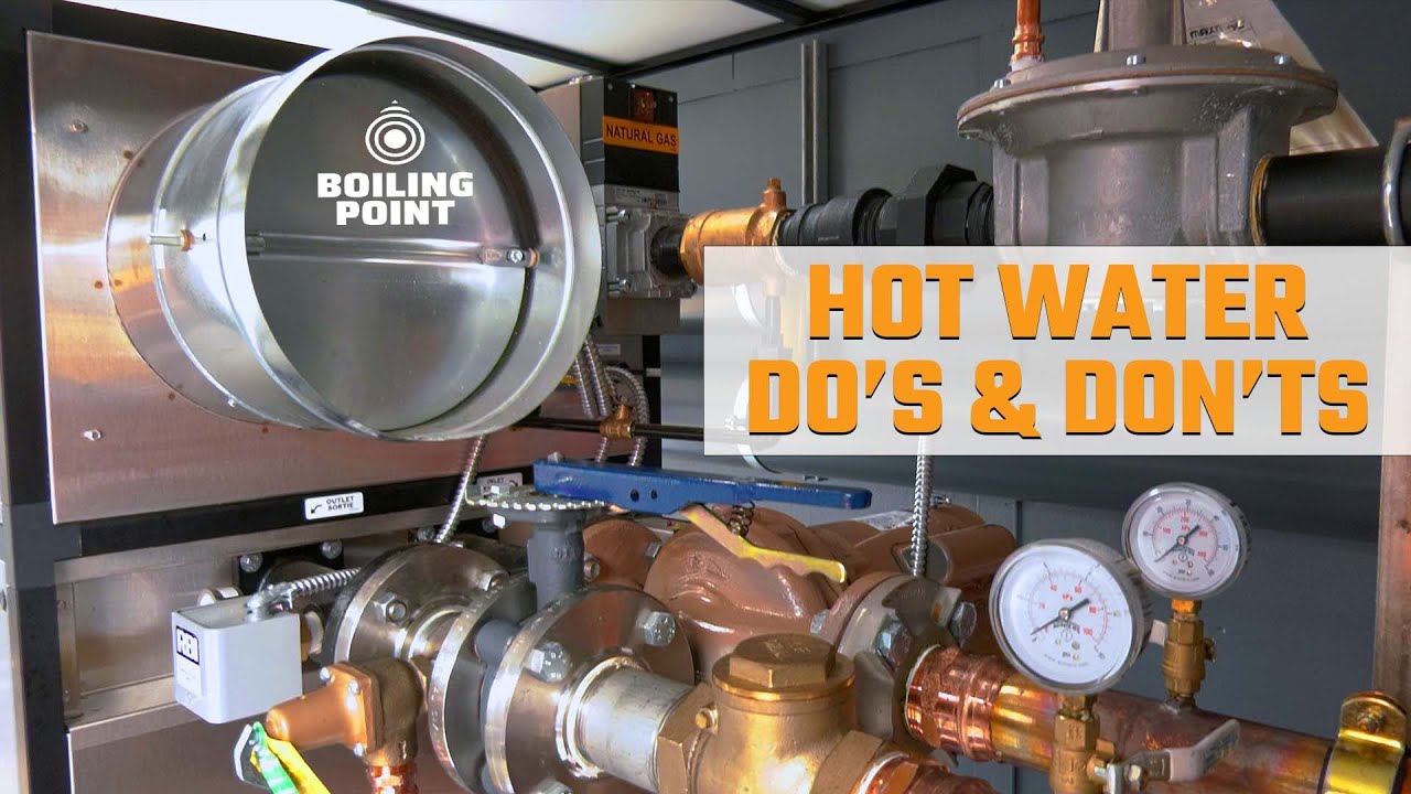 Tips for Hot Water Boiler Setup - The Boiling Point - YouTube