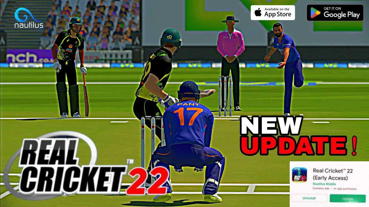 Real Cricket 22 | Real Cricket 22 New Update | Rc 22 | Rc 22 New Update | Cricket 22 New Update ...