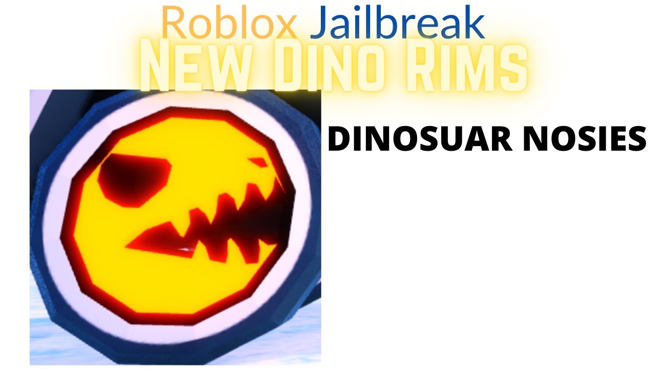 Roblox Jailbreak New Dino Rims - YouTube