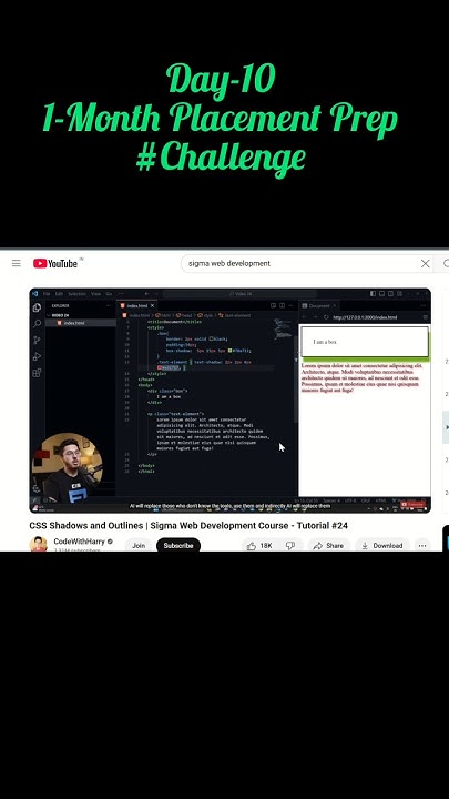 Day 10 Placement Prep | DBMS + OOPs + Coding Practice #study #youtubeshorts #placement - YouTube