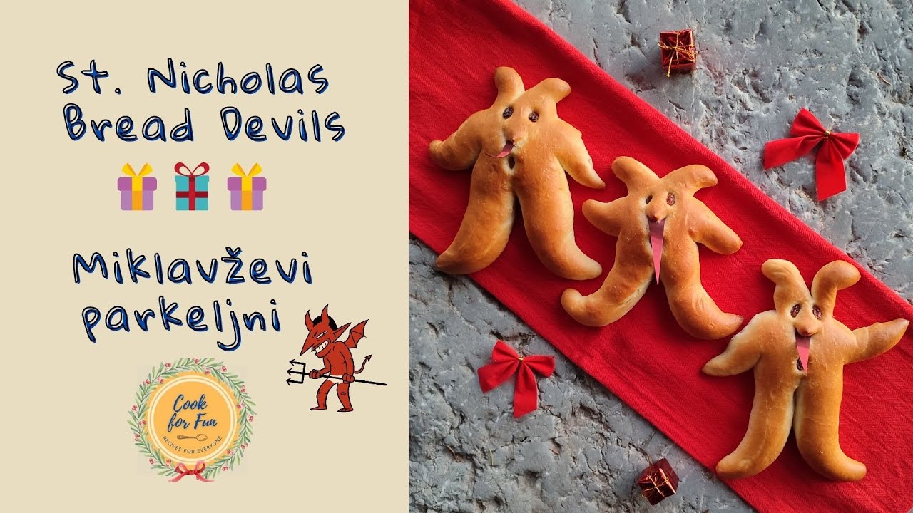 Fluffy St. Nicholas bread devils 😈 - YouTube