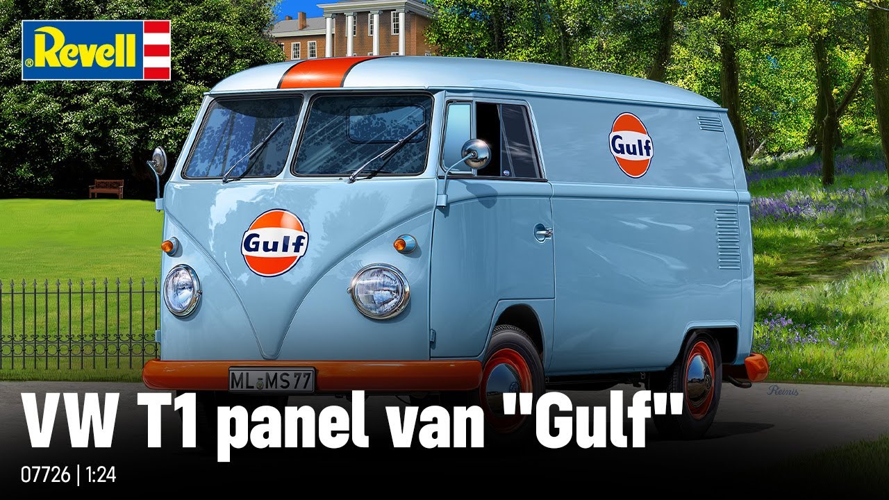 VW T1 panel van "Gulf" [07726] - YouTube