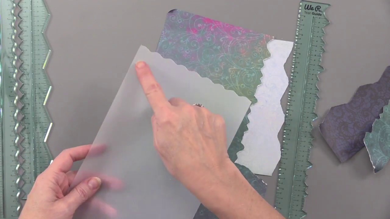 We R Memory Keepers Tear Guides by American Crafts - YouTube