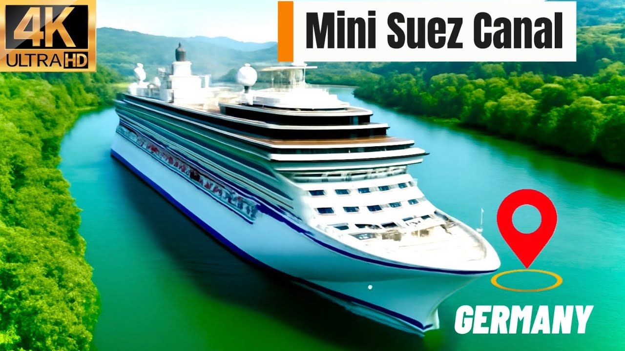 🚢 Mini Suez Canal in Germany | Hidden Engineering Marvel 🇩🇪 | 4K Video ...