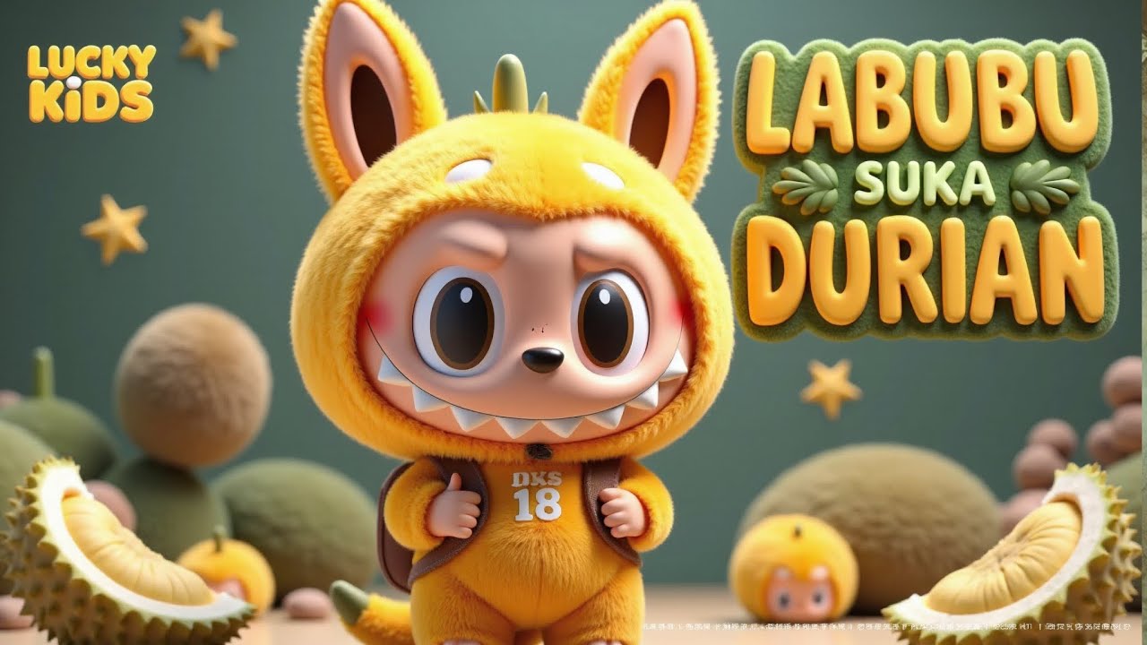 Lagu anak anak 🇲🇨 buah durian favorit labubu - buah durian enak rasanya ...