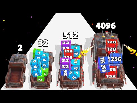 MAX LEVEL CAR RUSH! - Car Rush 2048 - YouTube