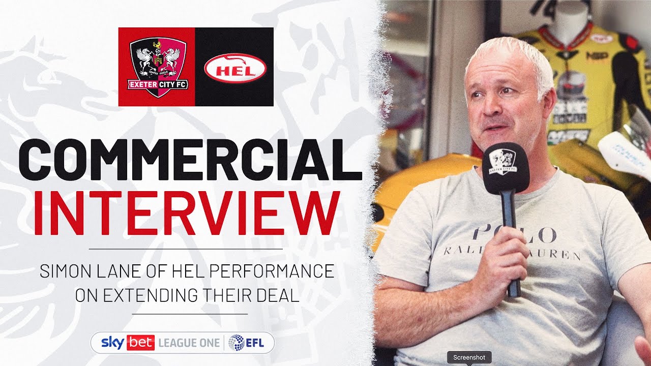 💬 Simon Lane of HEL Performance on their extended sponsorship | Exeter ...