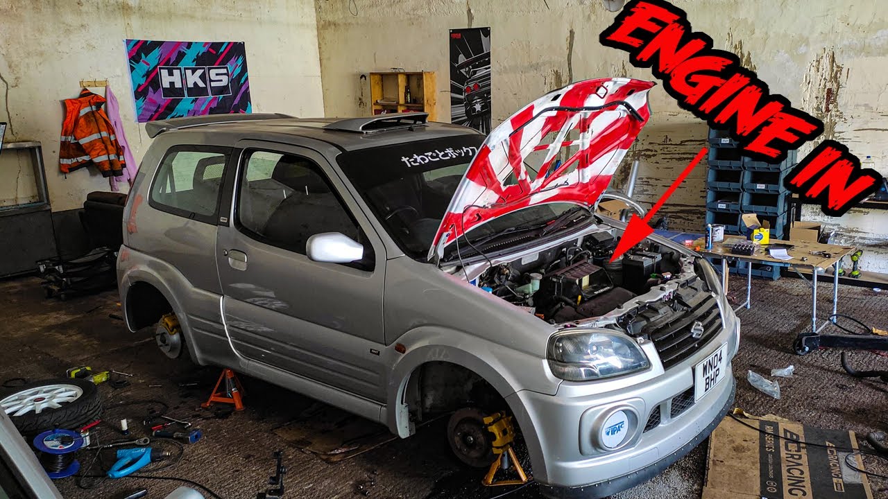We fit the new engine in the Ignis sport - YouTube